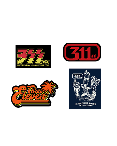 2018 Sticker Pack – 311 Archive